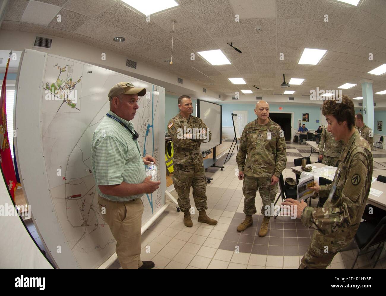 Maj. Gen. Anthony Funkhouser, (center-right) U.S. Army Corps of ...