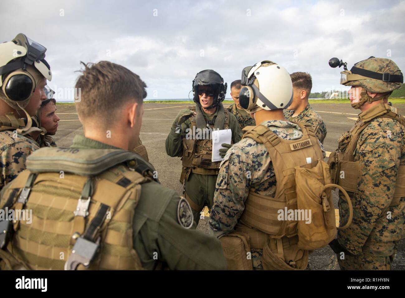 U.S. Marine Corps Capt. Ryan Webster, aircraft commander with Marine ...