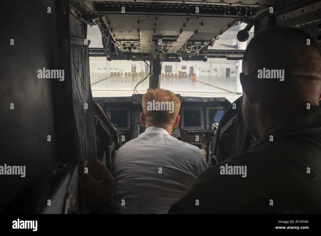 Under Secretary of the Navy, the Honorable Thomas B. Modly, looks ...