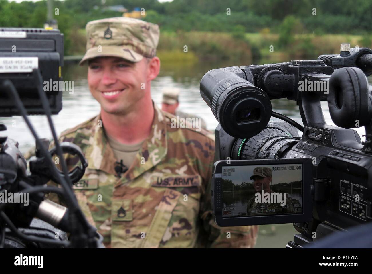 U.S. Army Staff Sgt. Samuel Green with the South Carolina Army National ...