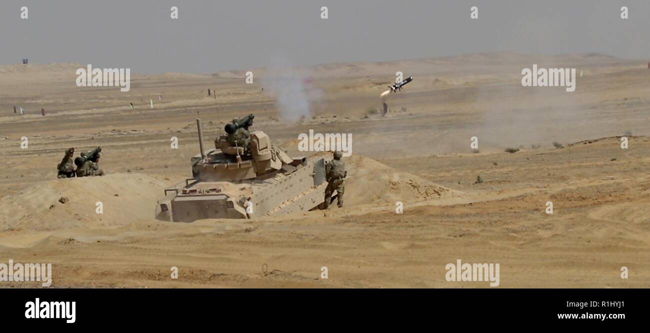 MOHAMED NAGUIB MILITARY BASE, Egypt – A Soldier from Alpha Company, 1st ...
