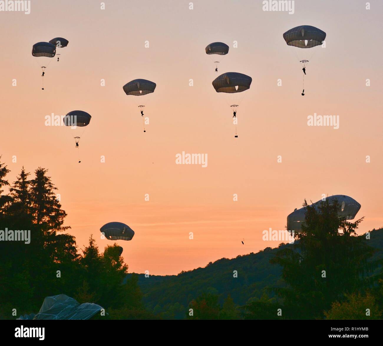 Sky Soldiers with the 173rd Airborne Brigade jumped into Hohenfels ...