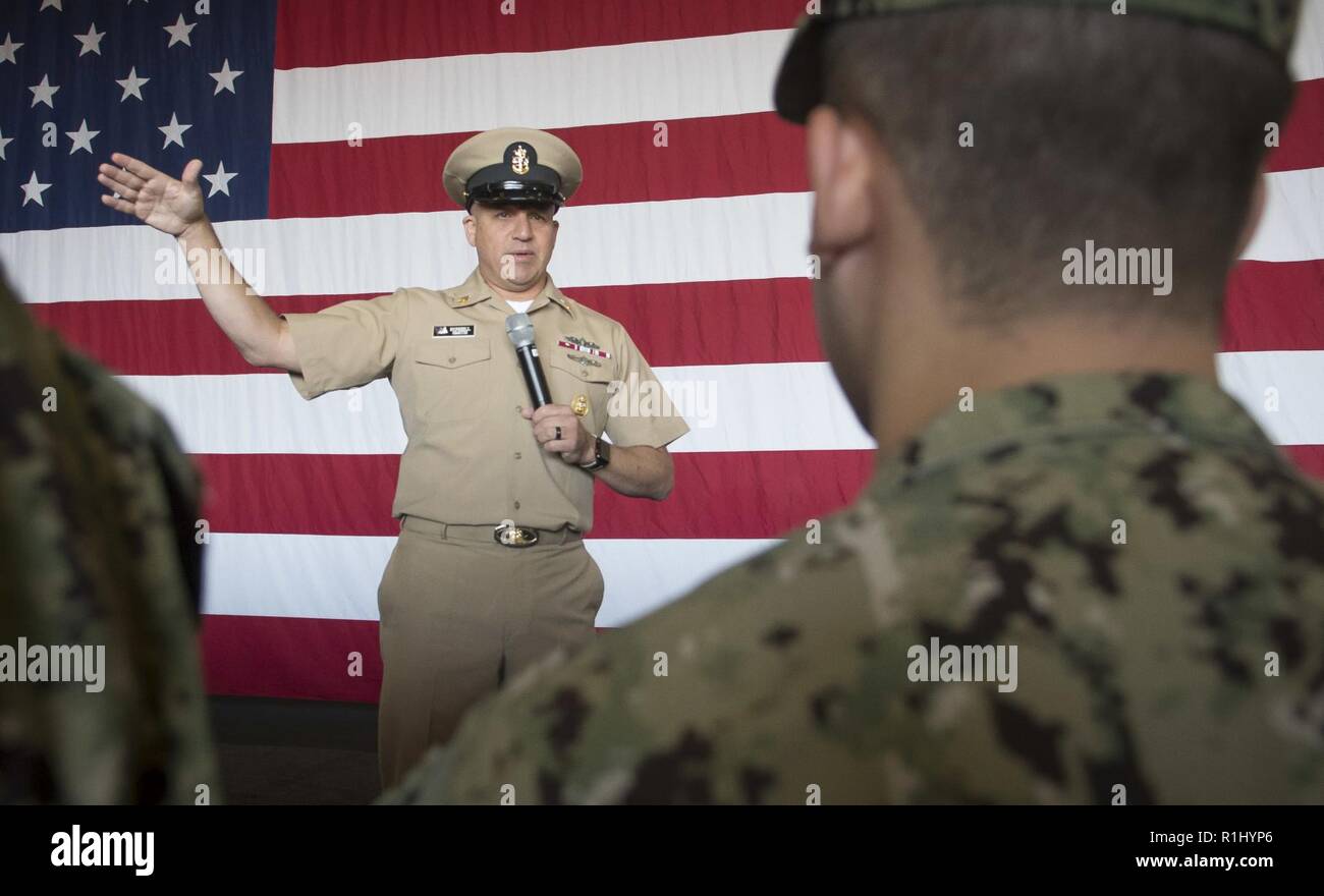 SAN DIEGO (Sept. 19, 2018) Master Chief Petty Officer of the Navy ...