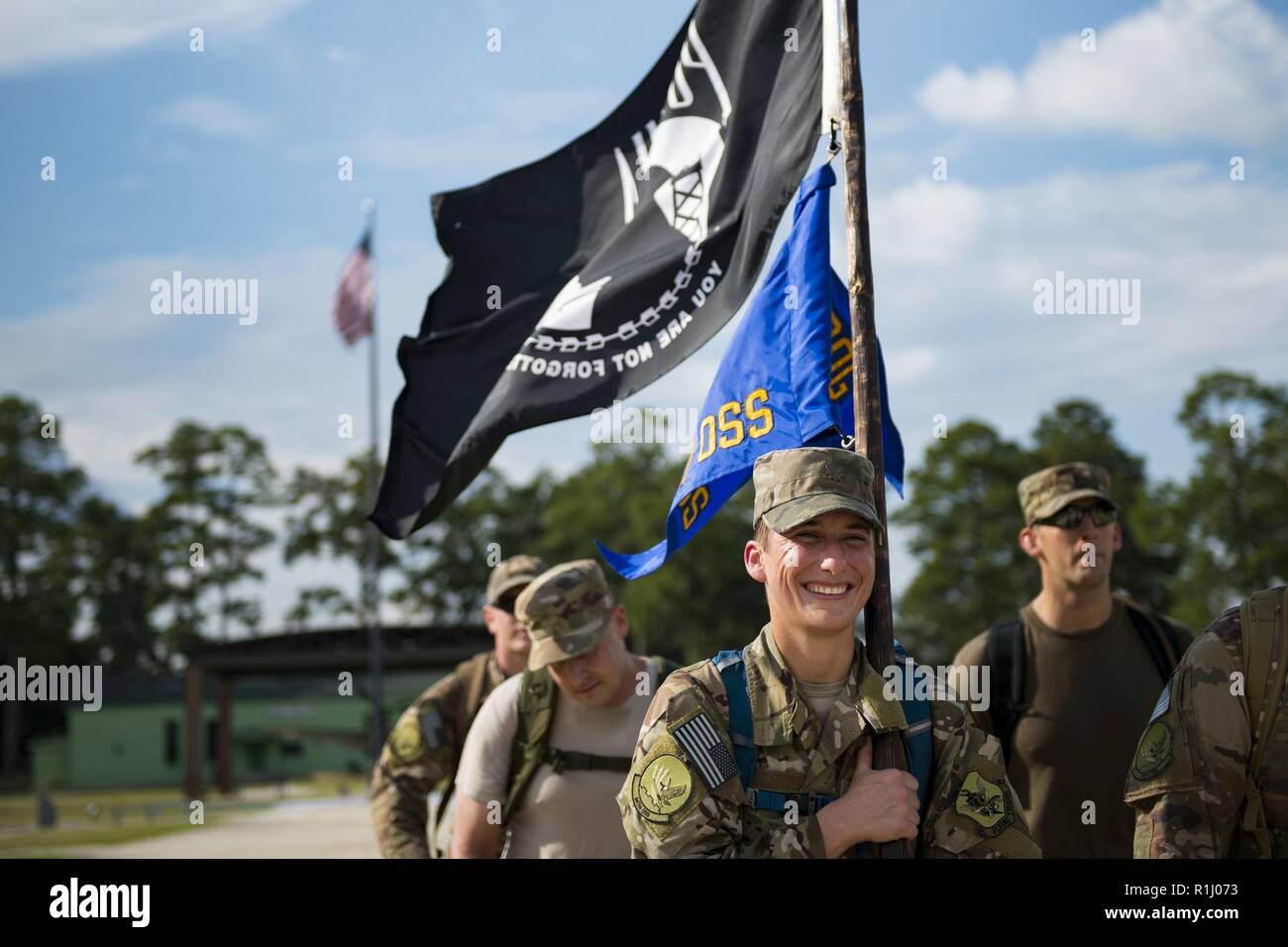 Airmen from the 347th Operations Support Squadron (OSS) participate in ...