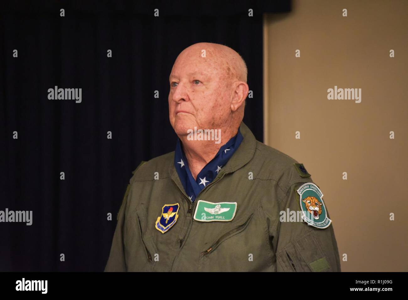 Vietnam War POW and retired Air Force Lt. Col. John Yuill looks ...