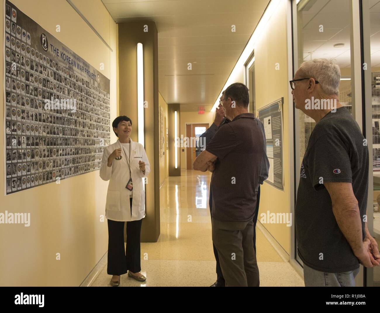 Dr. Jennie Jin, a Defense POW/MIA Accounting Agency (DPAA) forensic ...