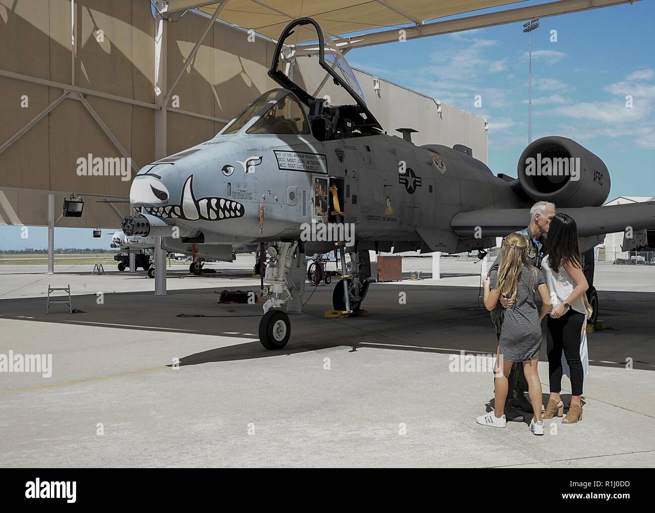 Lt. Col. Robin T. Sandifer, 47th Fighter Squadron A-10 Thunderbolt II ...