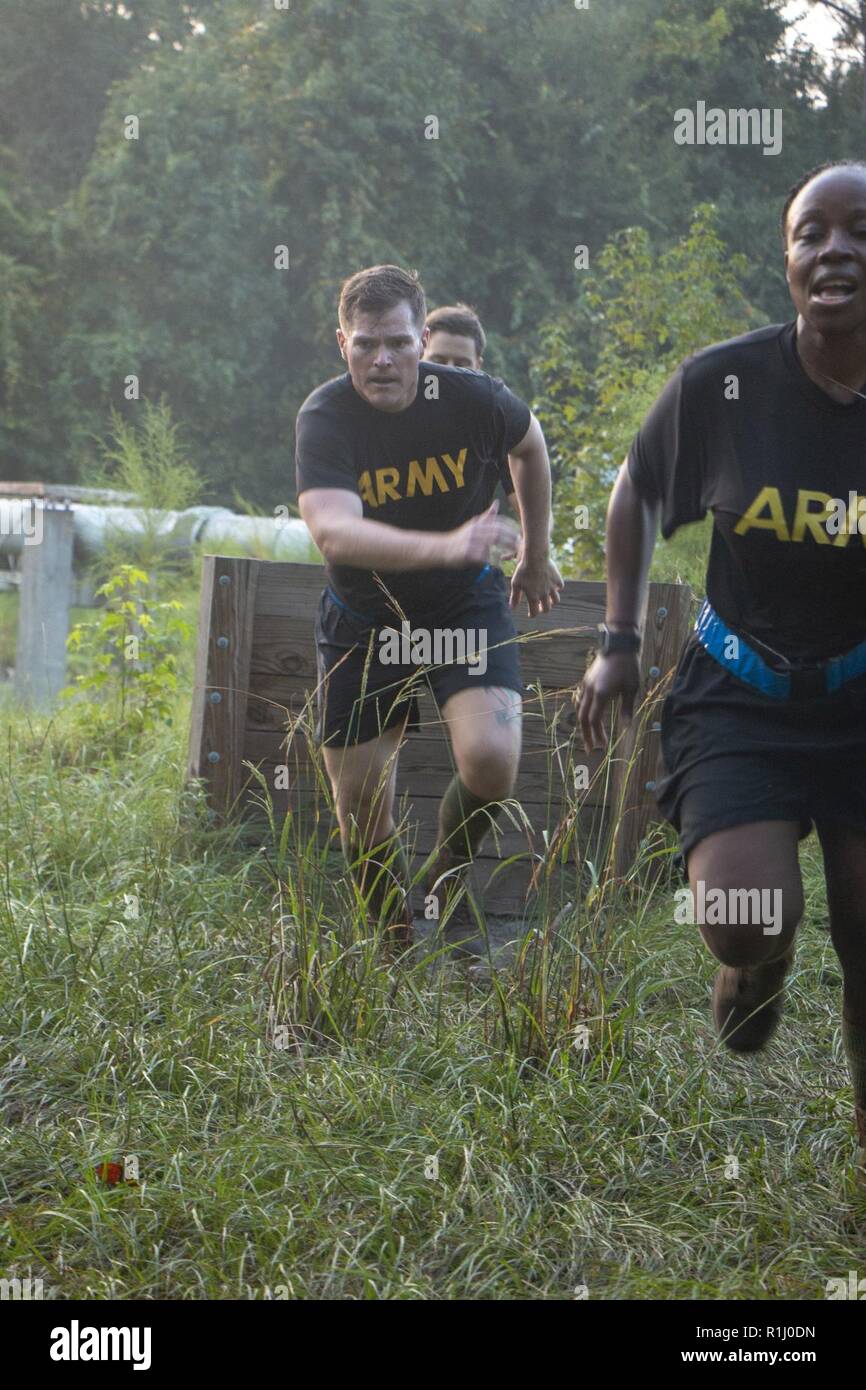 Cpt. Kale Gosney (left), and Cpt. Vanessa Serviues, 2nd Battalion, 69th ...