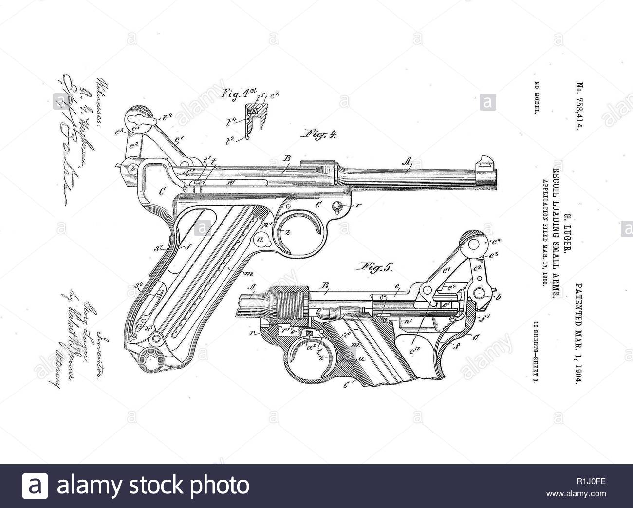 Parabellum Luger Stock Photos & Parabellum Luger Stock Images - Alamy
