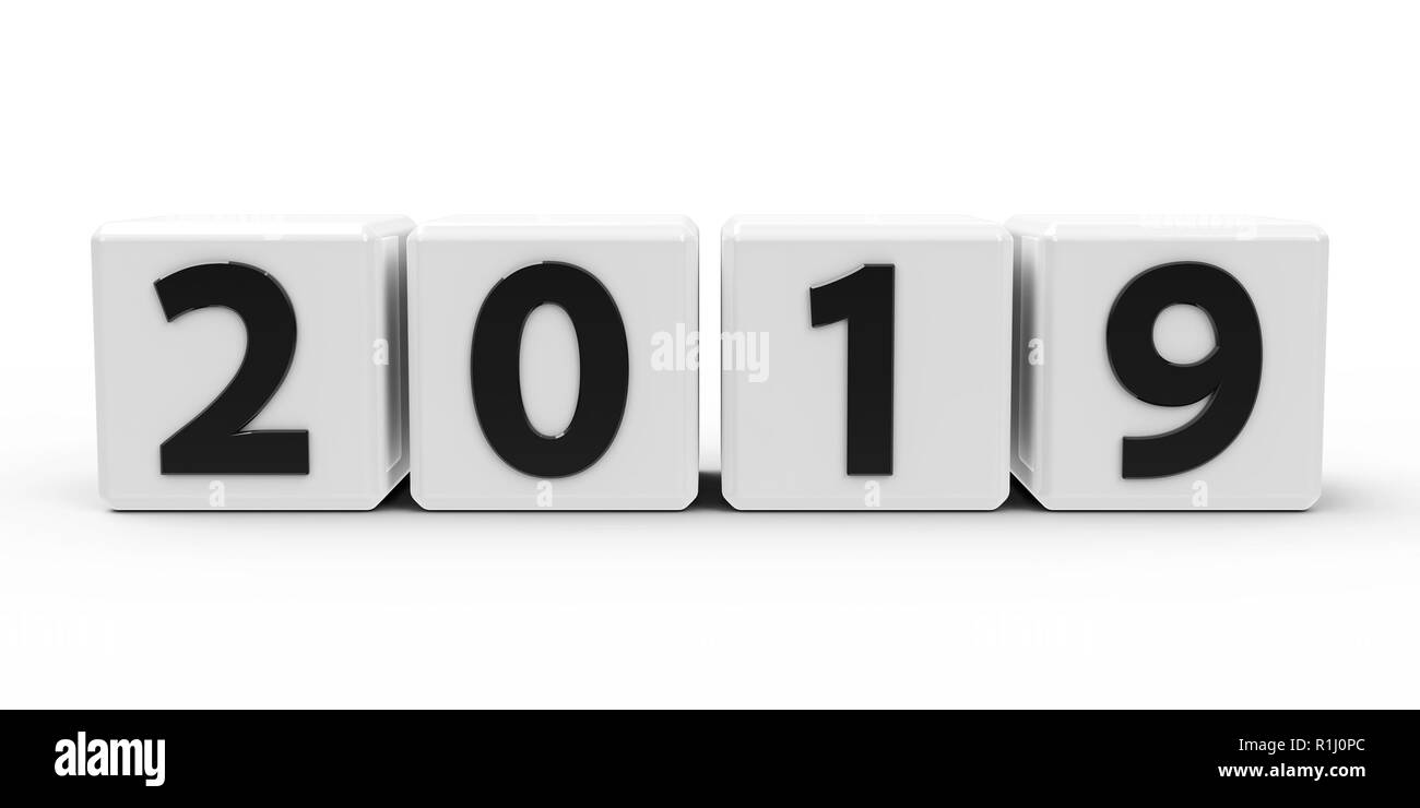 2018 2019 calendar Black and White Stock Photos & Images - Alamy