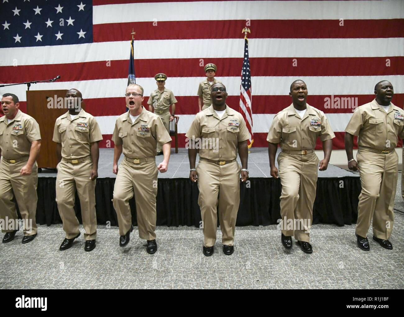 Thirteen Sailors from various commands in Suffolk, Va. donned khaki ...