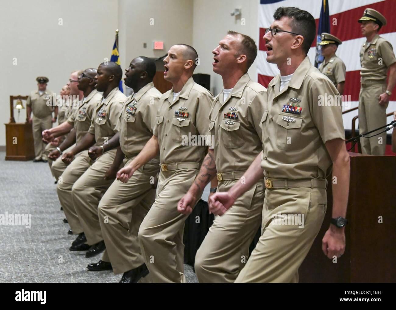 Thirteen Sailors from various commands in Suffolk, Va. donned khaki ...