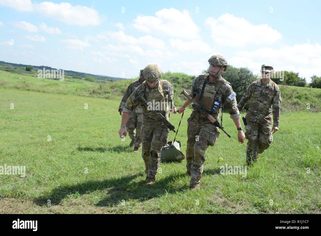 SSG Sean Collins and CPT Michael Broussard, 75th Ranger Regiment Stock ...