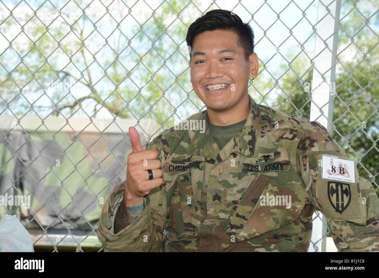 SGT Stephen Chawporn, 21st TSC Stock Photo - Alamy