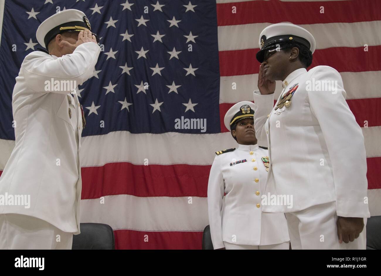 NORFOLK, Va. (Sept. 21, 2018) Capt. Brent Gaut, USS Gerald R. Ford's ...