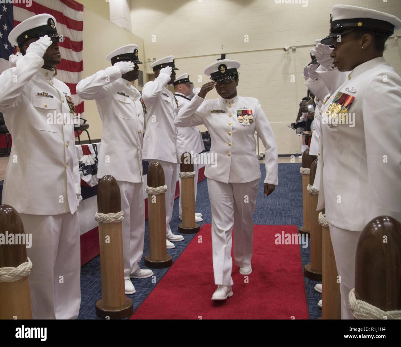 NORFOLK, Va. (Sept. 21, 2018) Chief Electrician's Mate Charlene Parker ...