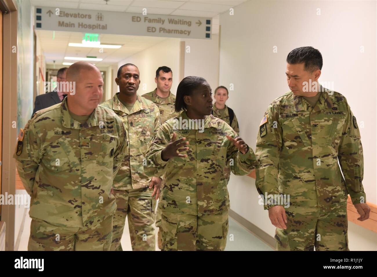 BG Crosland, MEDCOM Commanding General, visited Womack Army Medical ...