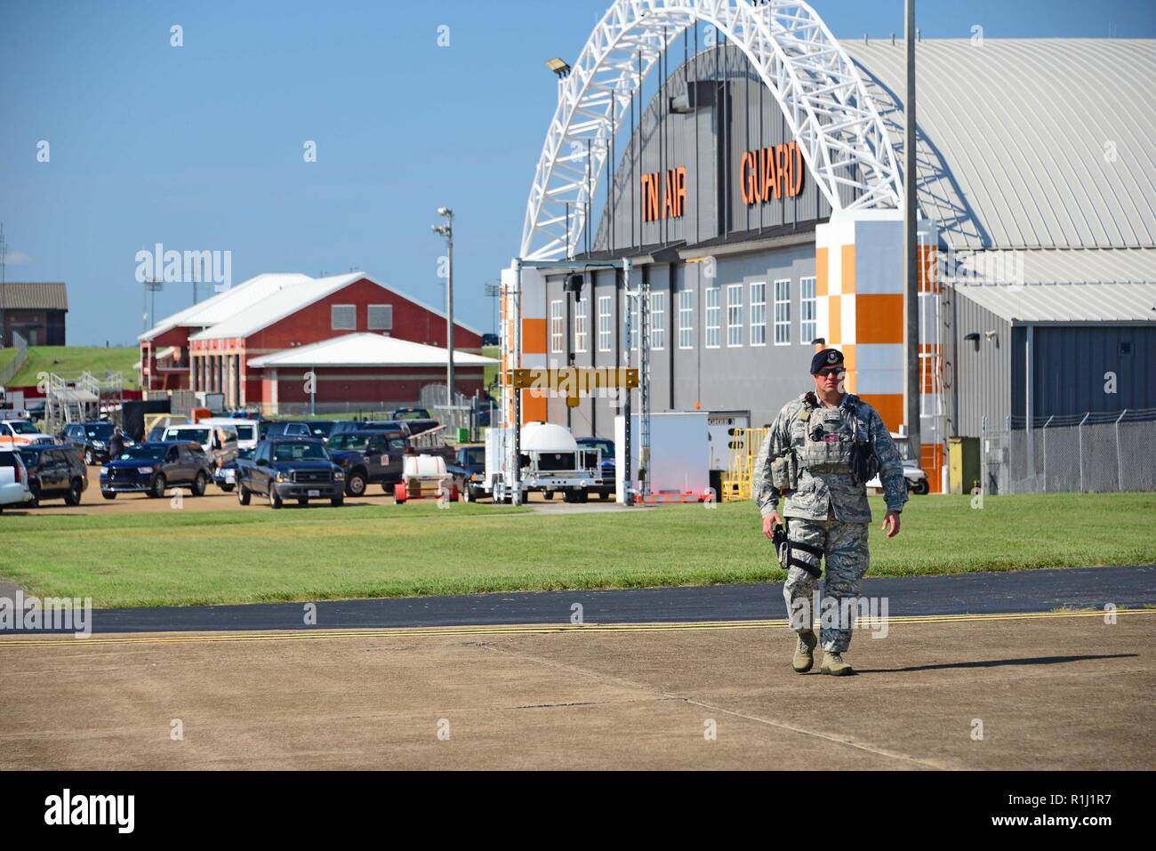 Lt. Col. Art Douglass, 134th Security Forces Squadron Commander ...