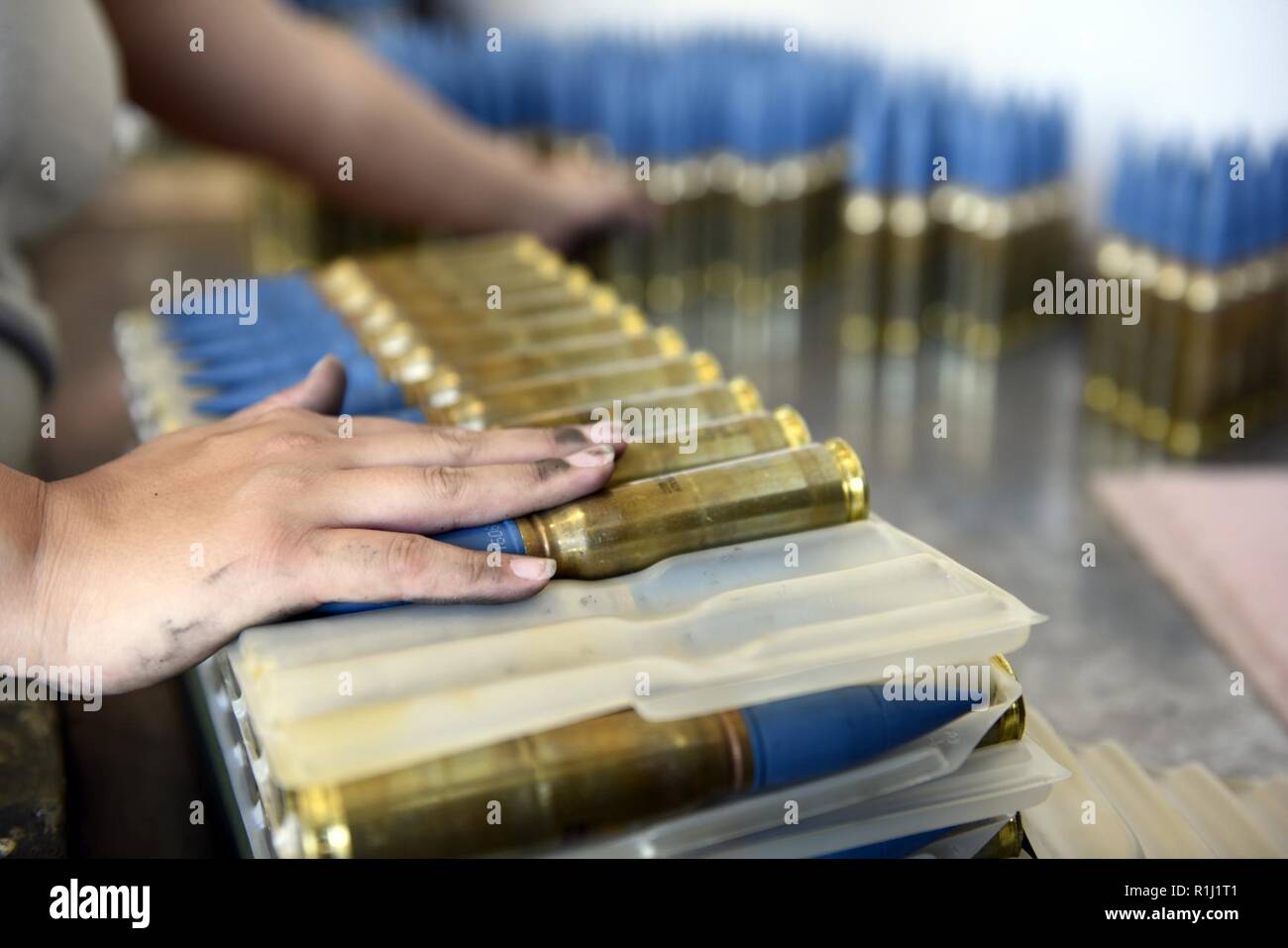 A U.S. Air Force Airman assigned to the 180th Fighter Wing, Ohio Air ...