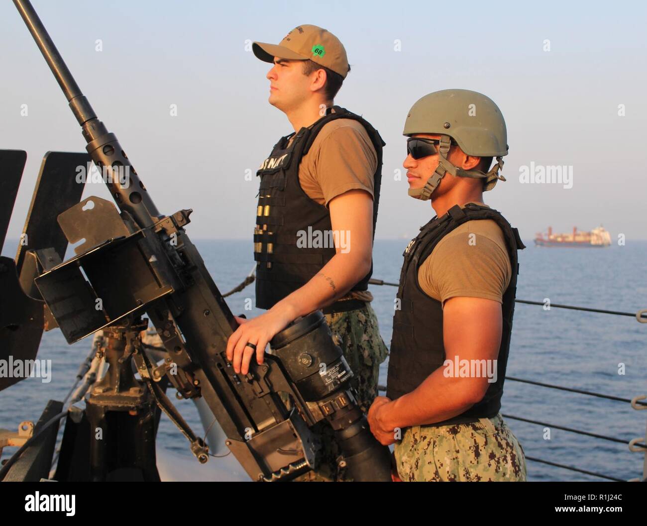 STRAIT OF HORMUZ (Sept. 24, 2018) Culinary Specialist 3rd Class Donovan ...