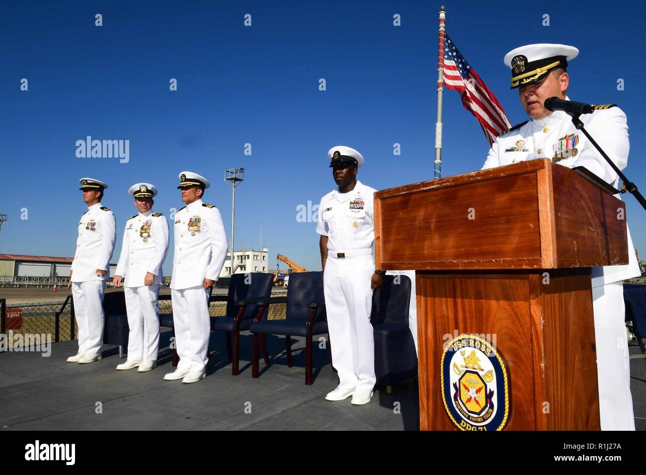 NAVAL STATION ROTA, Spain (Sept. 25, 2018) - Cmdr. Bryan Gallo ...