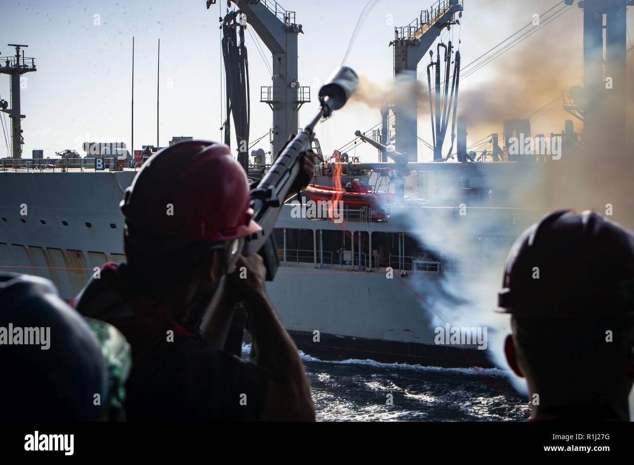 GULF OF ADEN (Sept. 23, 2018) – Gunner’s Mate 3rd Class Andrew ...