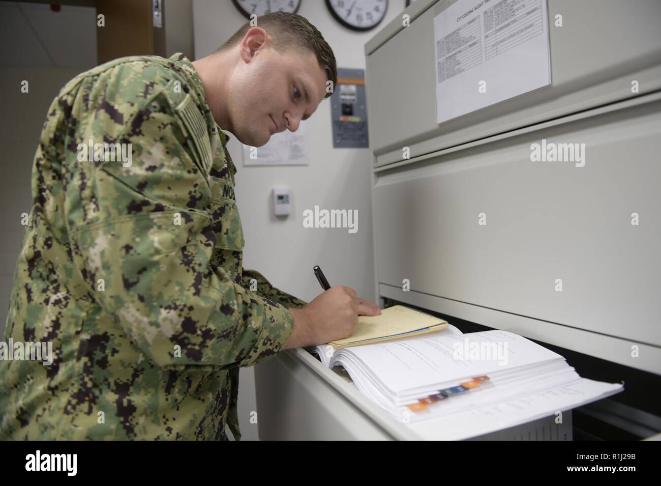 Us navy cryptologic warfare officer hi-res stock photography and images ...