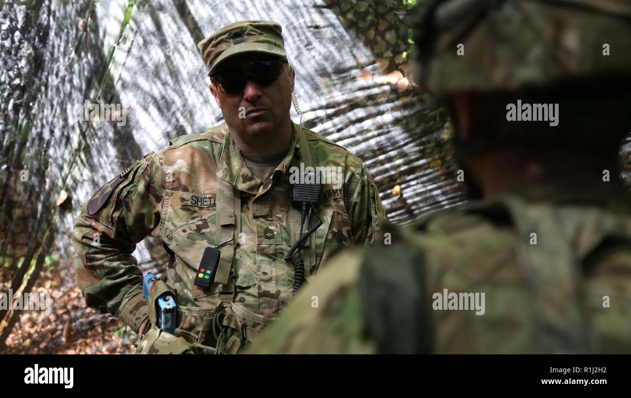 A U.S. Army Sgt. 1st Class Frazier Shetley of the Joint Multinational ...