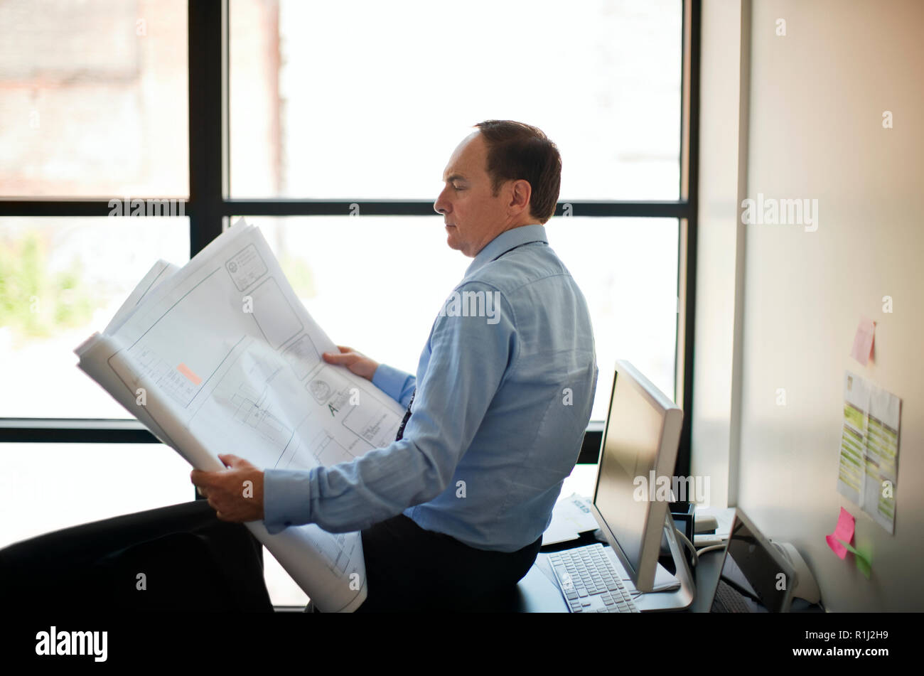 Photograph architectural building plans hi-res stock photography and ...