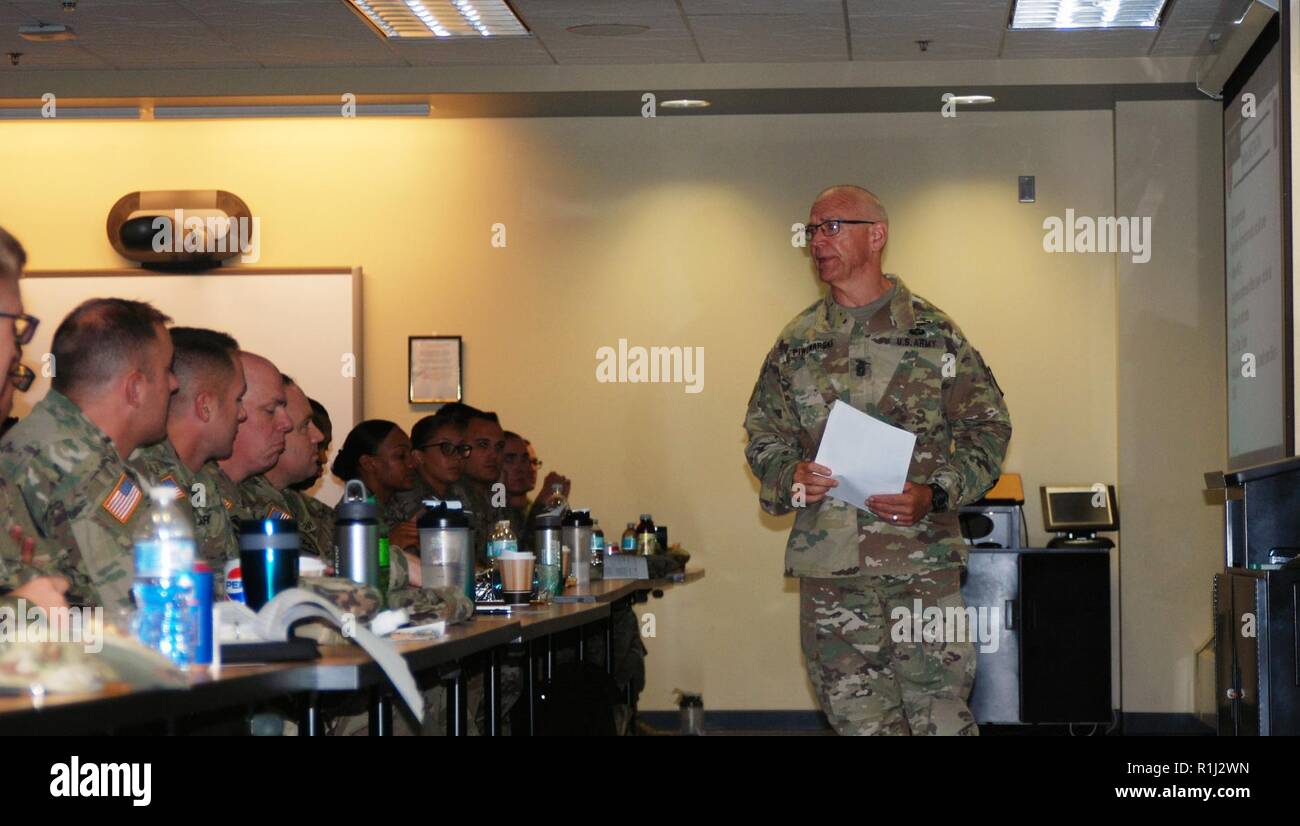 Retired Sergeant Major of the ArmyKenneth O. Preston speaks to New York ...