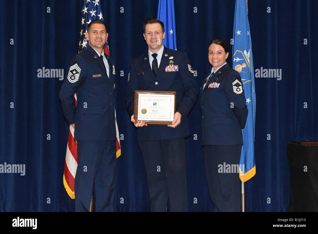 Technical Sergeant Kevin Willis receives the Distinguished Graduate for ...