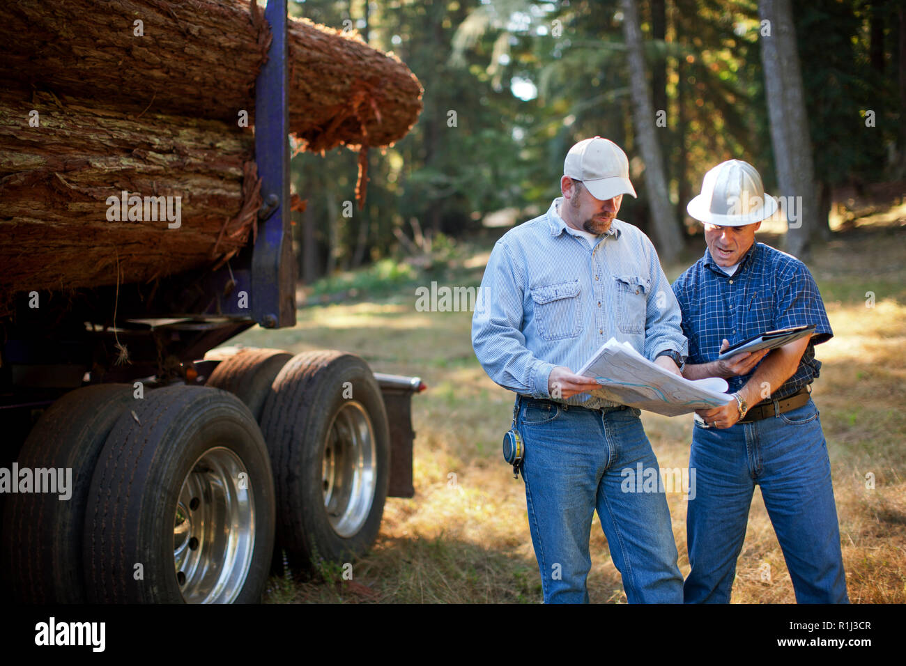 Three old men looking map hi-res stock photography and images - Alamy