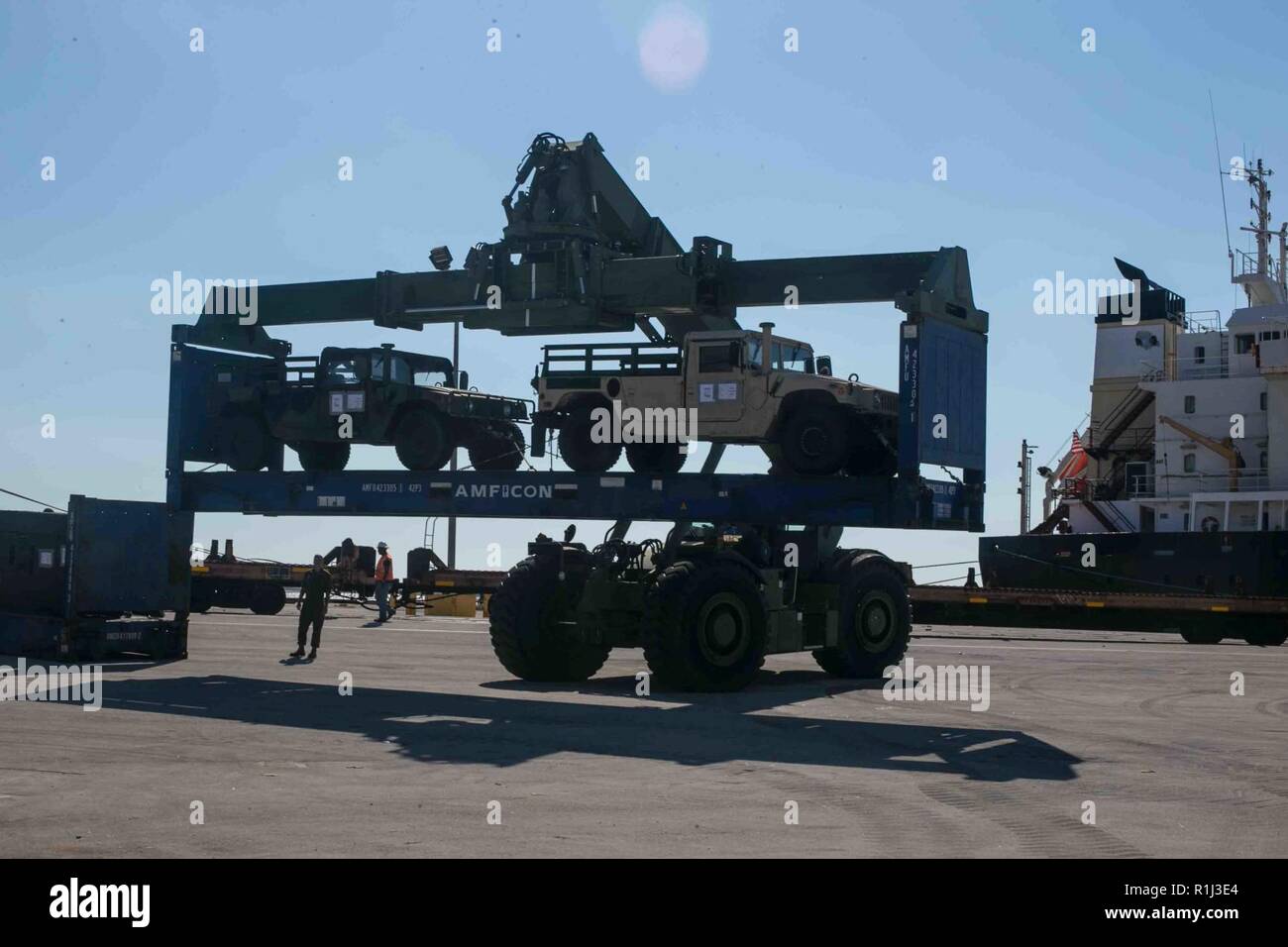 Kalmar rough terrain container handler hi-res stock photography and ...