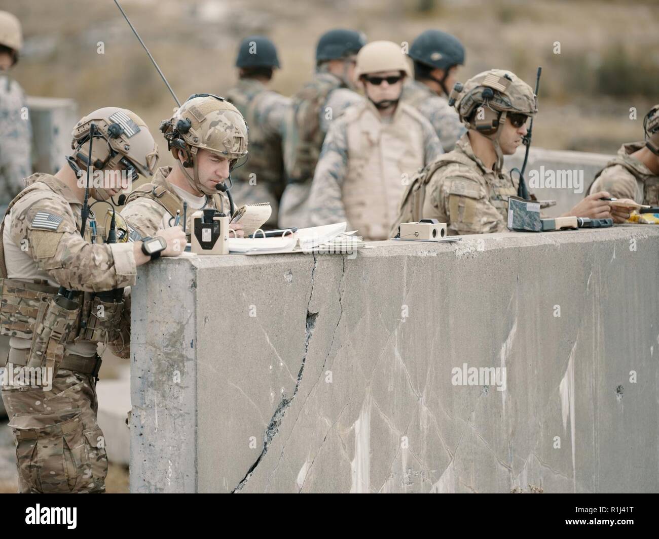 Airmen assigned to the 274th Air Support Operations Squadron, 107th ...