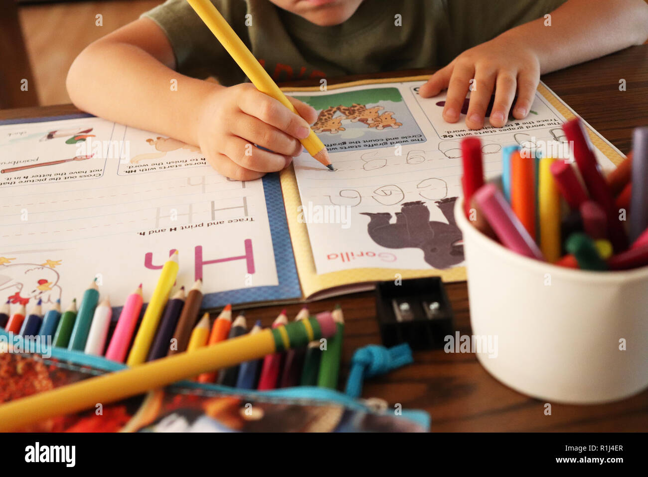 Human crayon hi-res stock photography and images - Alamy