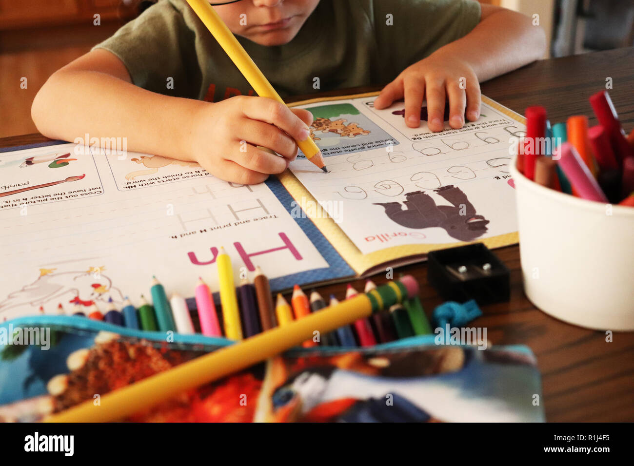 Human crayon hi-res stock photography and images - Alamy