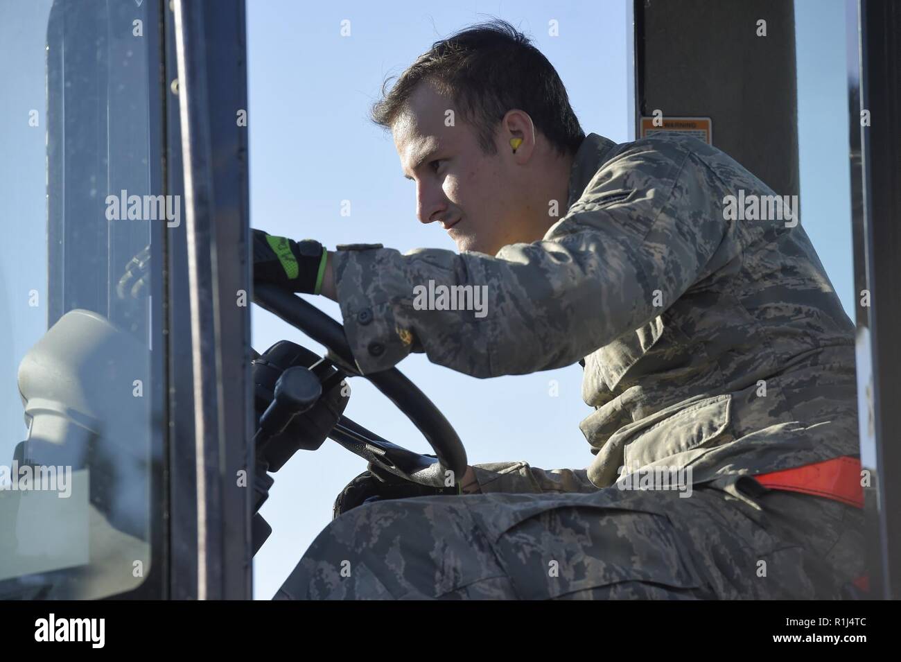 U.S. Air Force Senior Airman Mackenzie Dahl, assigned to the 3rd ...