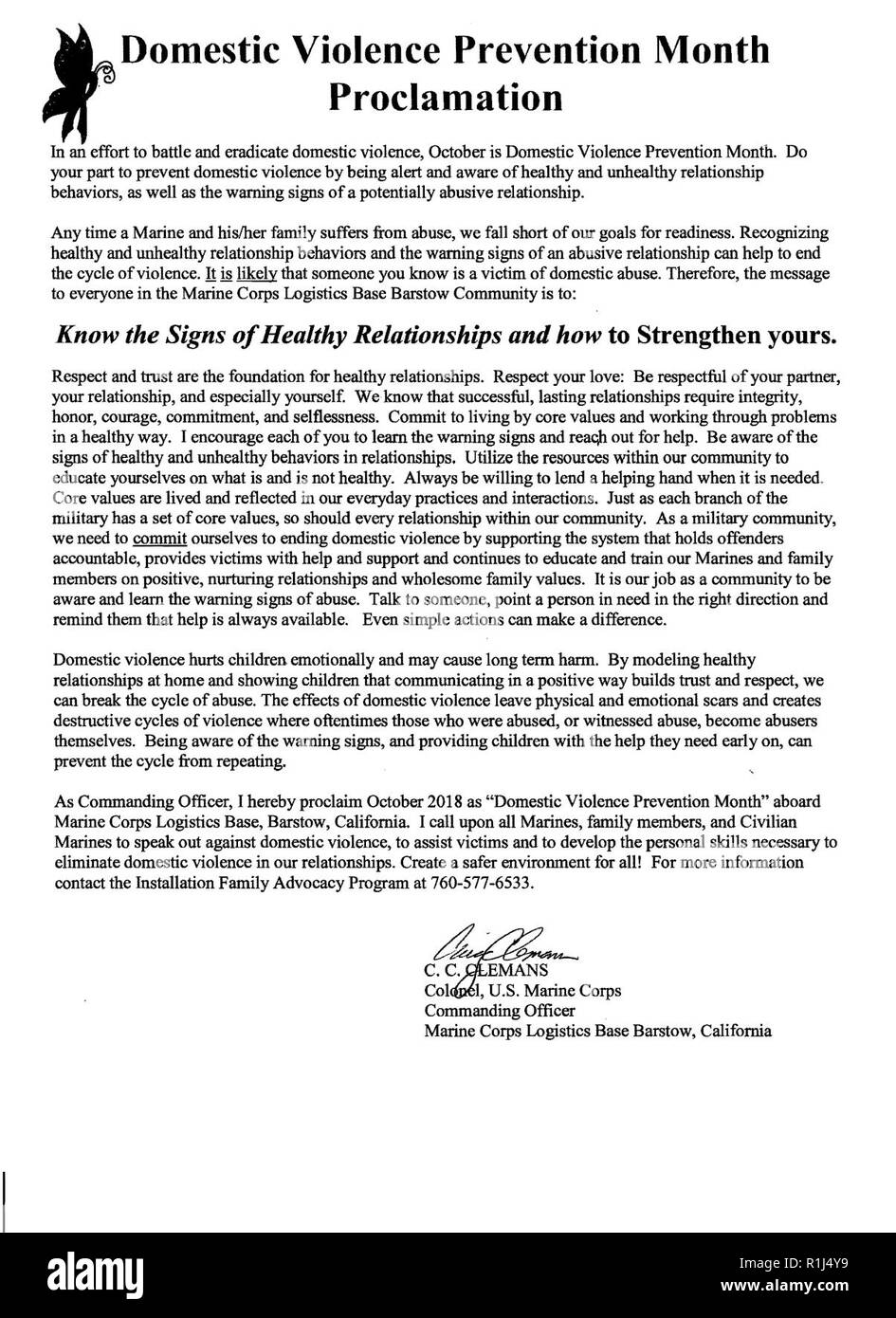 Domestic violence prevention month Black and White Stock Photos ...