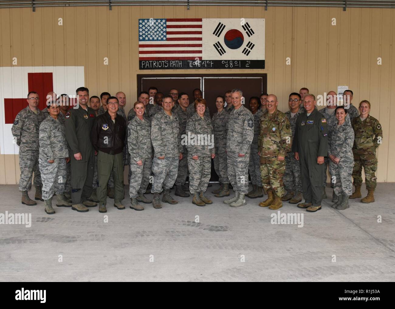 U.S. Air Force Lt. Gen. Dorothy Hogg, Air Force Surgeon General, takes ...