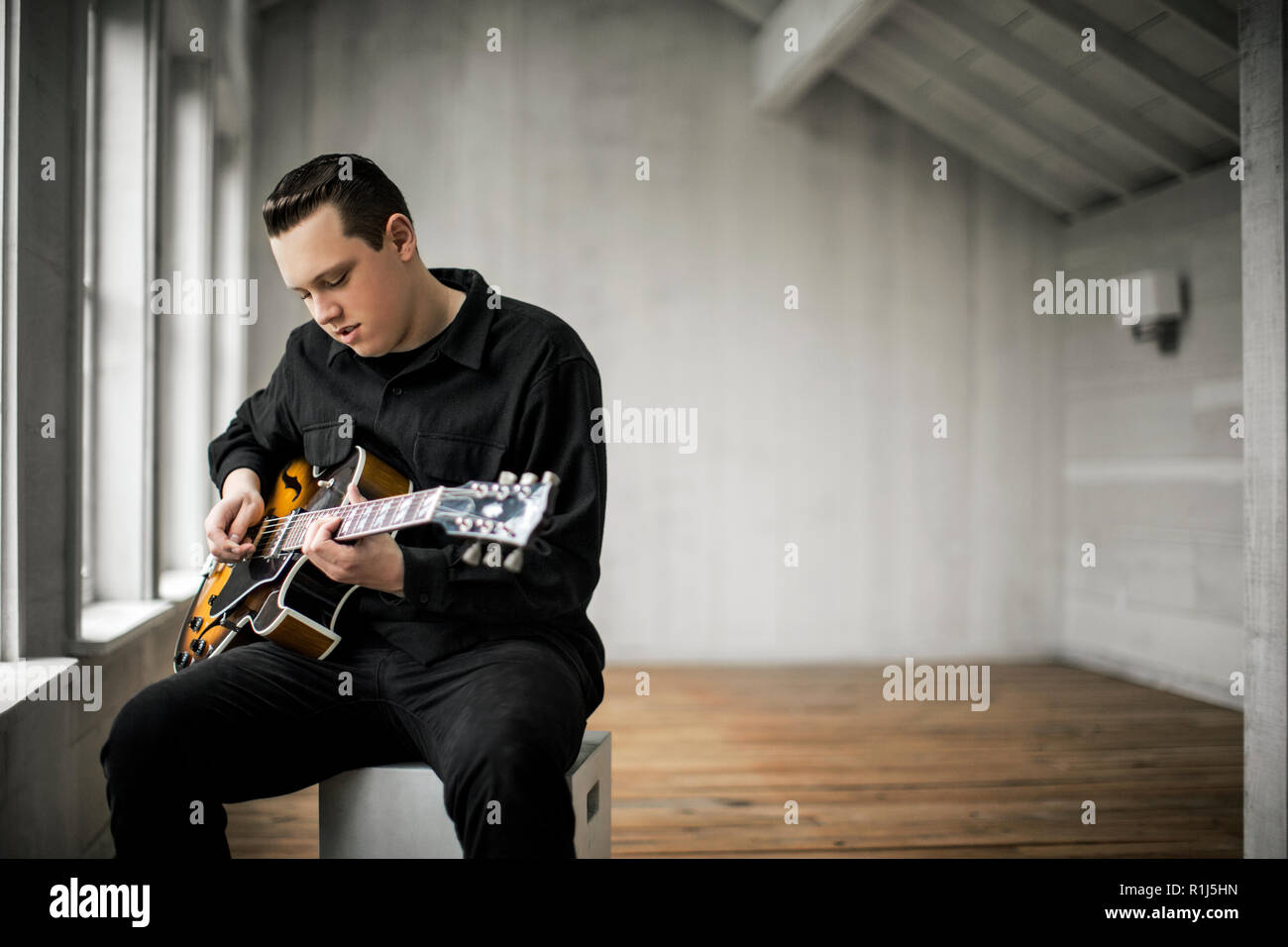 Teens Playing Instruments High Resolution Stock Photography and Images ...