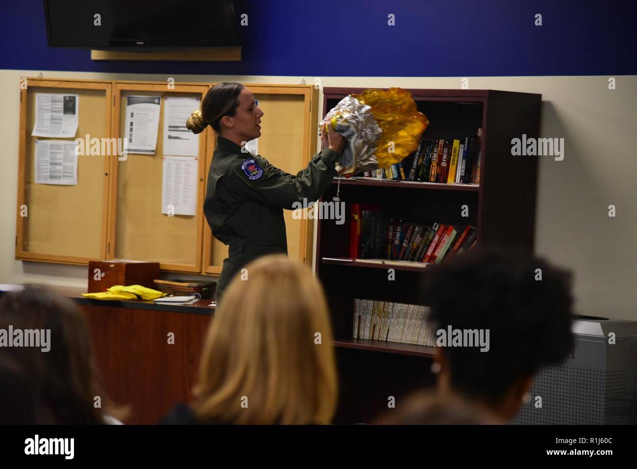 Staff Sgt. Clarissa Taylor, 350th Air Refueling Squadron boom operator ...