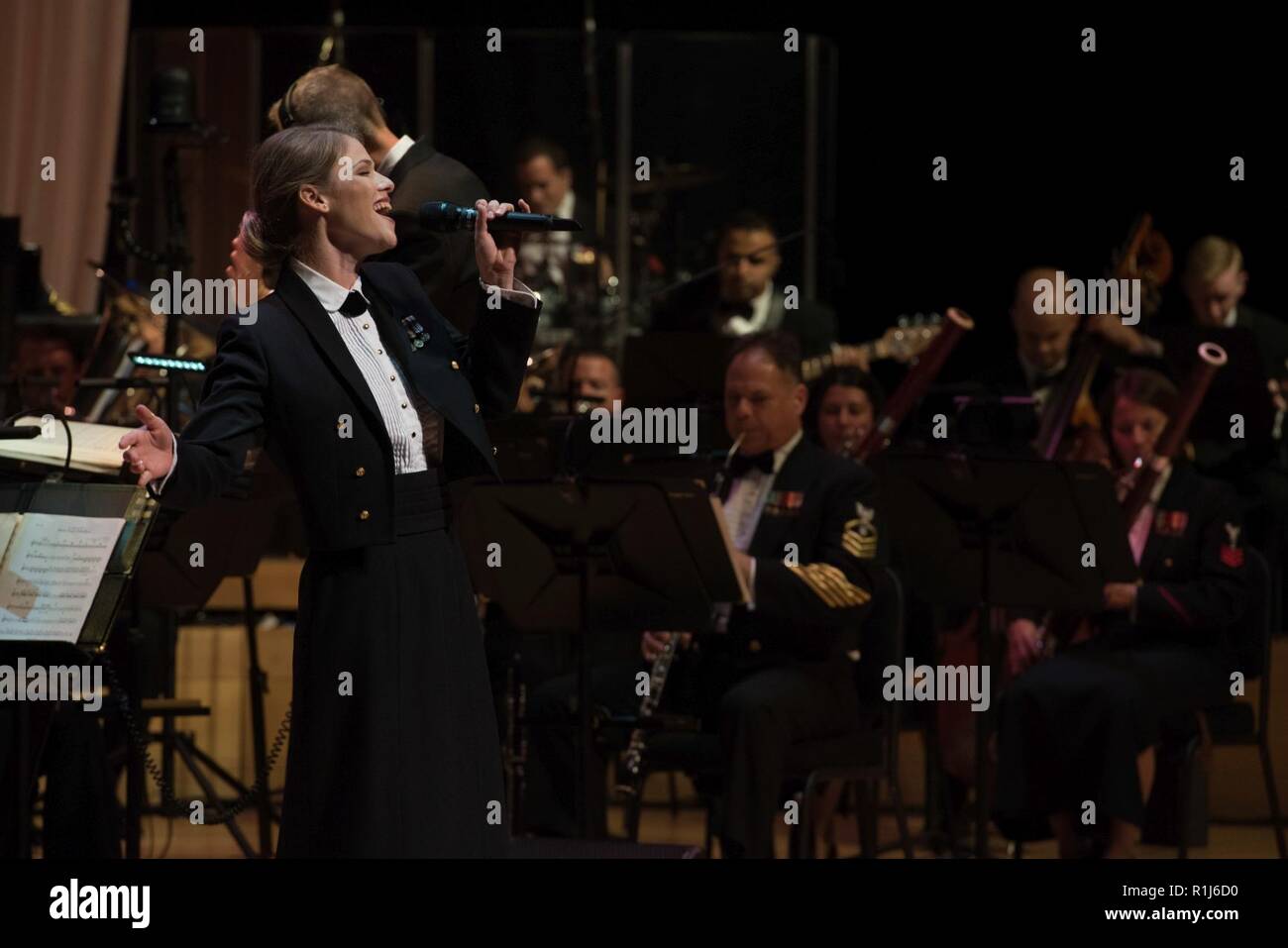 BETHESDA, Md. (Oct. 04, 2018) Musician 1st Class Chelsi Vanderpol ...