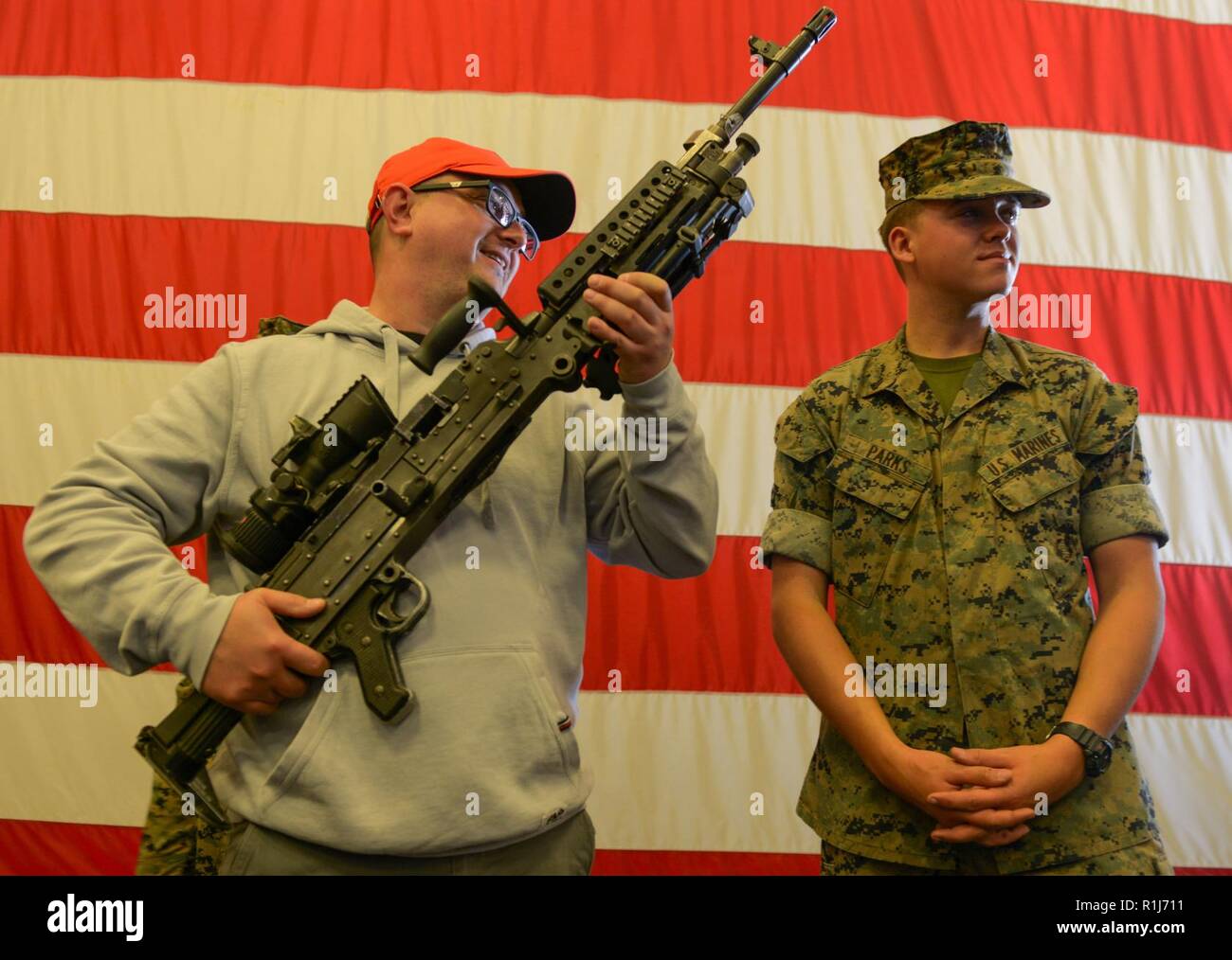 Cpl. Collin Parks, a Marine with 3rd Light Armored Reconnaissance ...