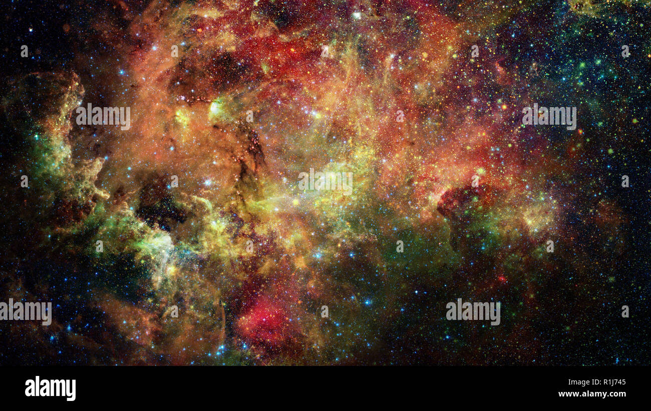 Galaxy and nebula. Space dust in universe. Elements of this image ...