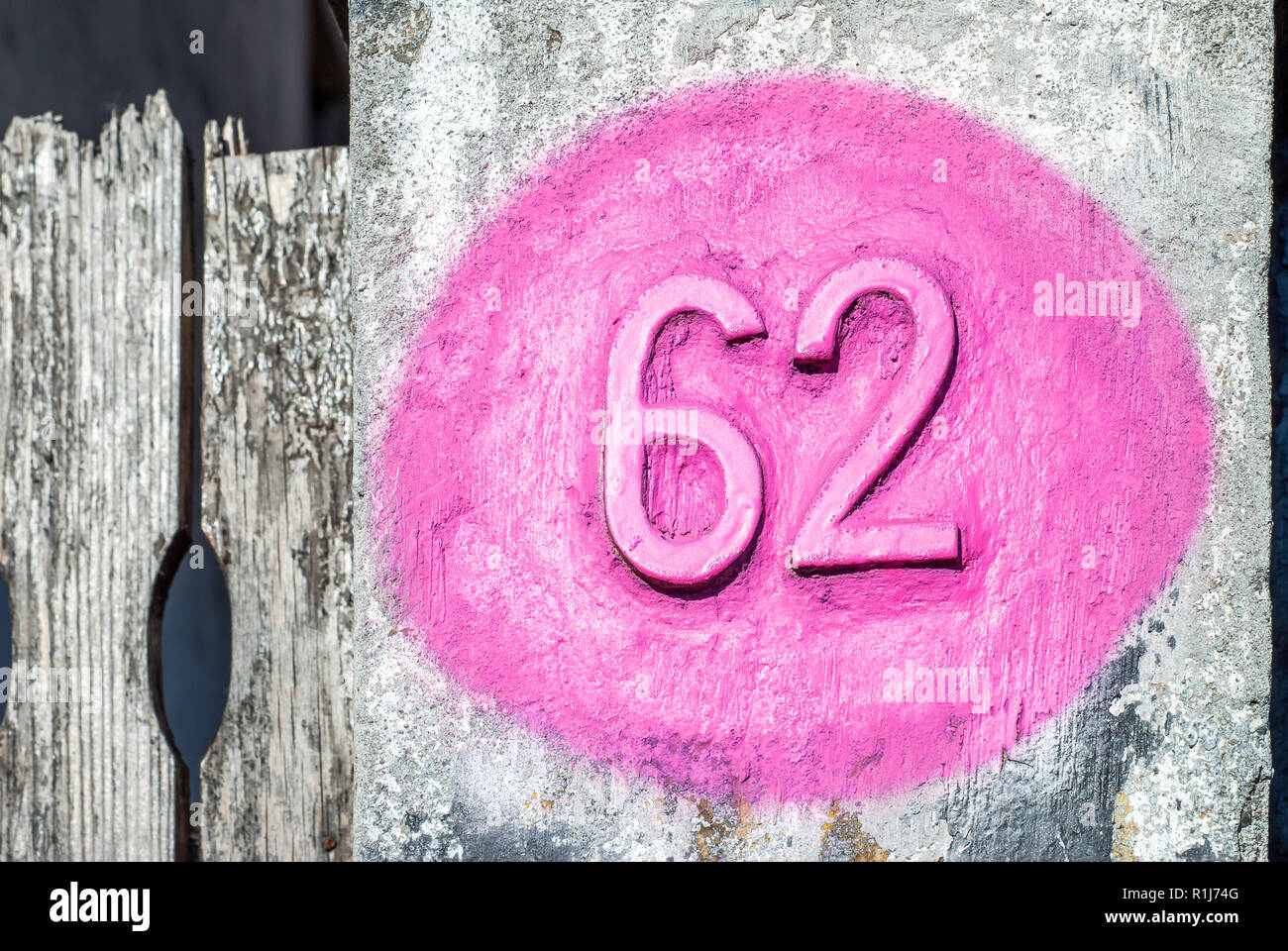 Number 62 sixty two hi-res stock photography and images - Alamy