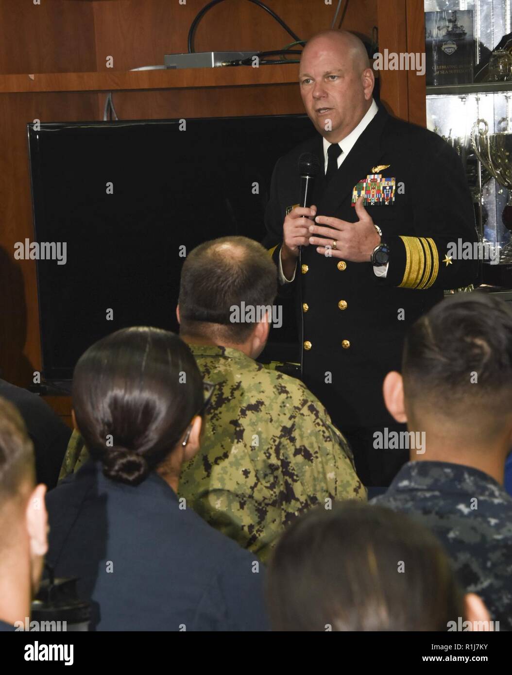 SAN FRANCISCO (Oct. 7, 2018) Vice Adm. John D. Alexander, commander, U ...