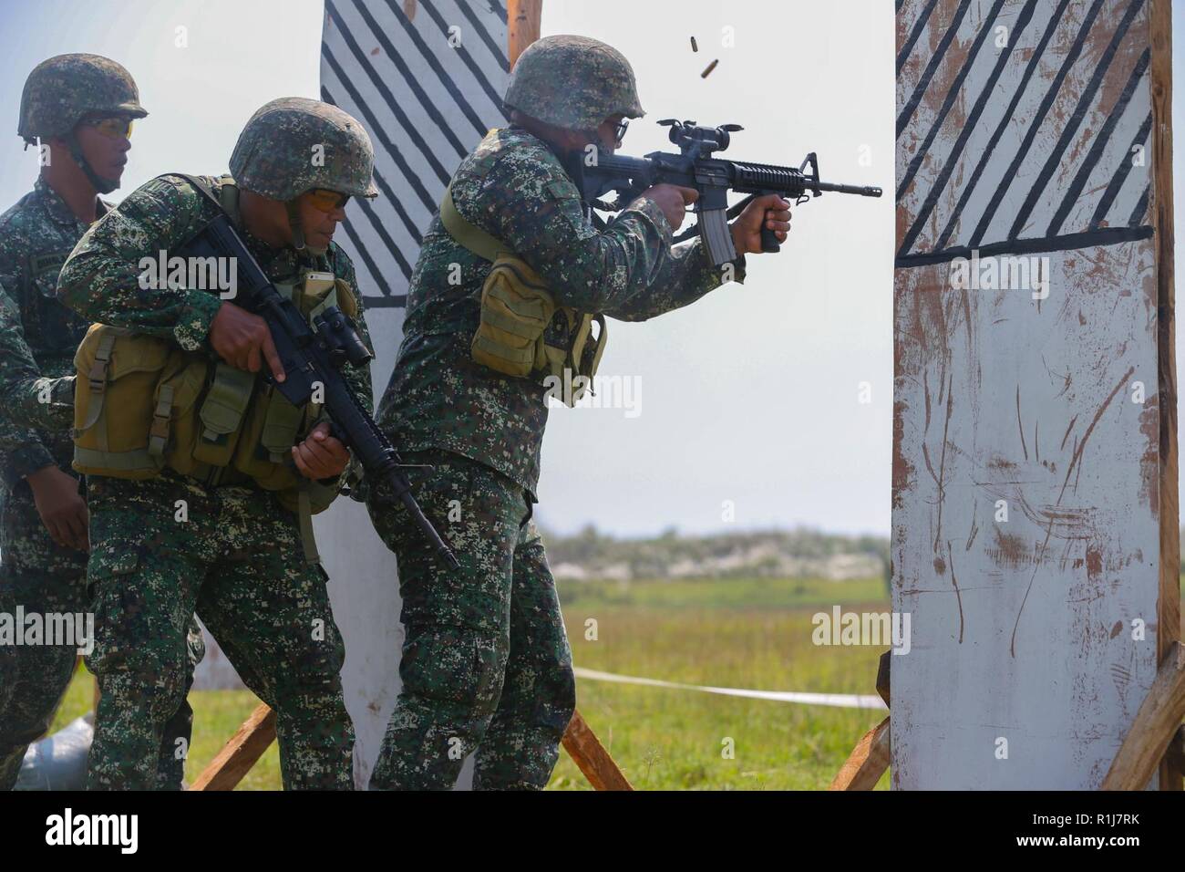 Philippine coast guard drill hi-res stock photography and images - Alamy