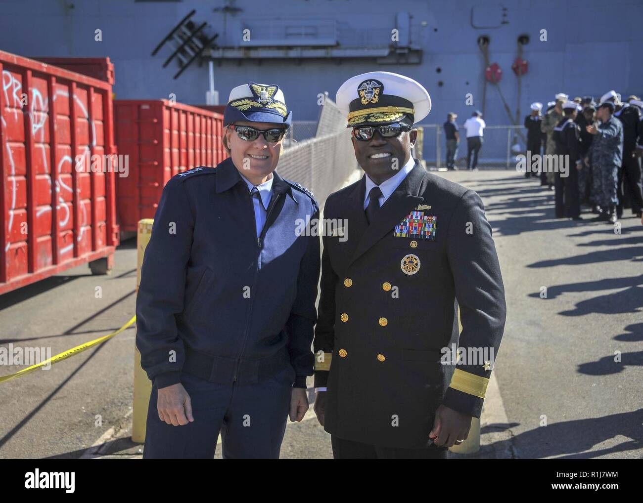 SAN FRANCISCO (Oct. 5, 2018) Coast Guard Vice Adm. Linda Fagan ...