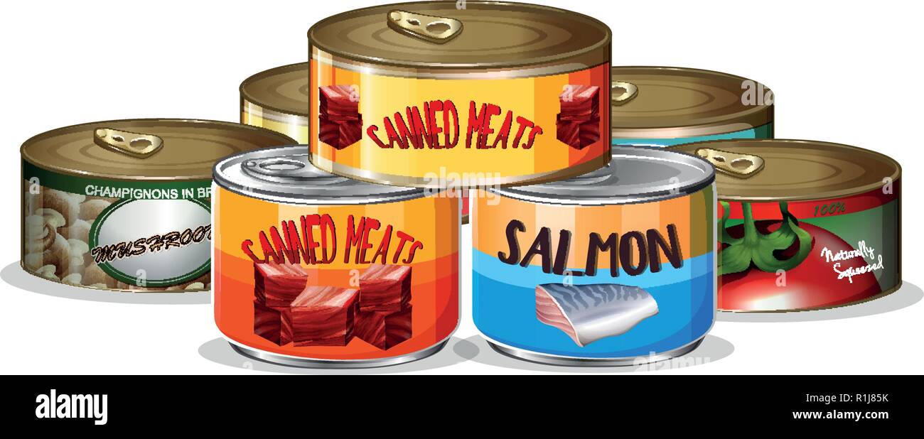 Canned Goods Vector