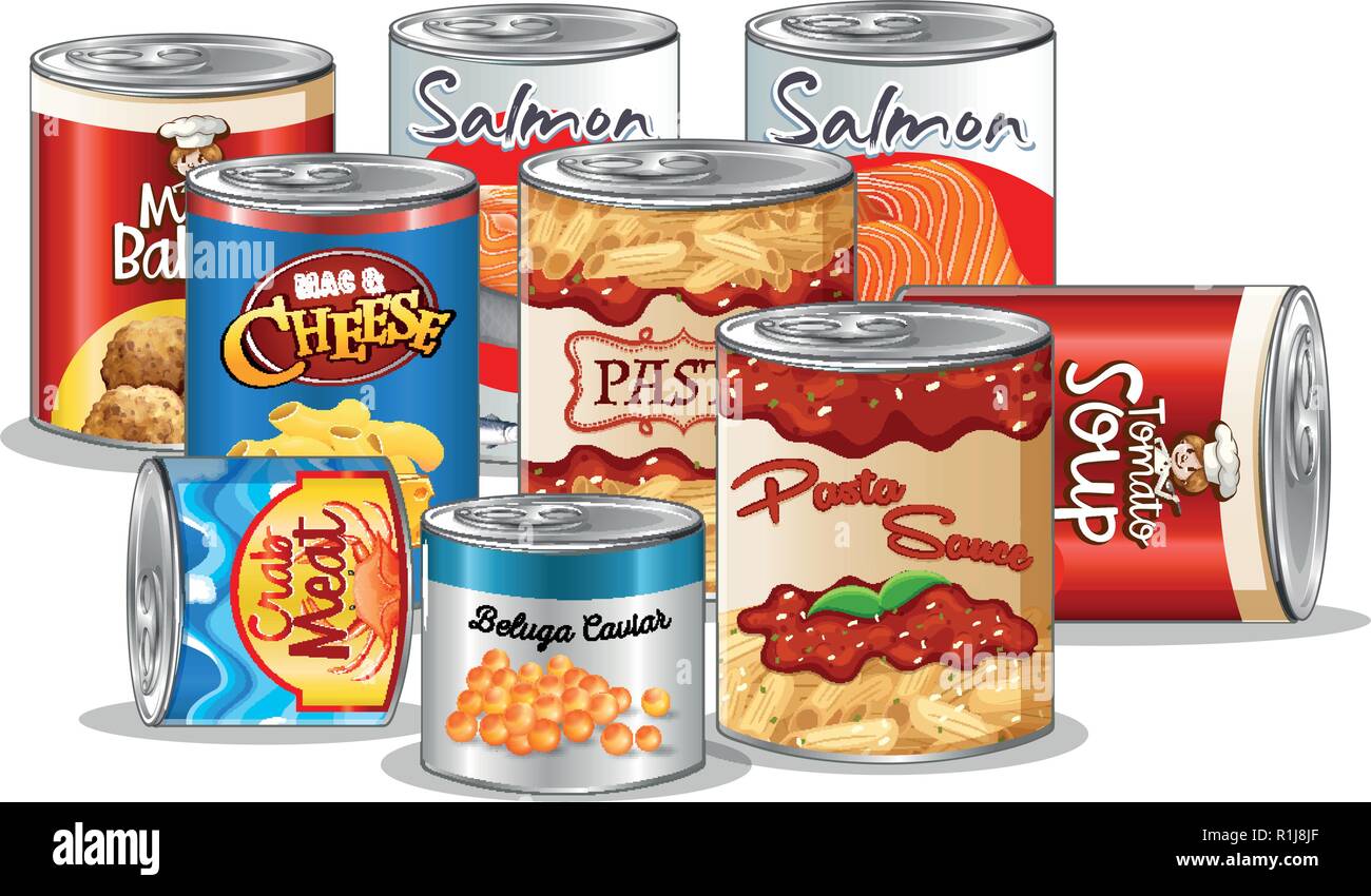 Canned Goods Vector